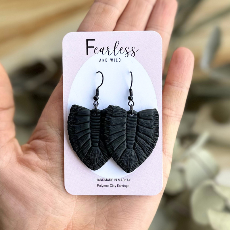 Handmade Polymer Clay Earrings – Fearless And Wild