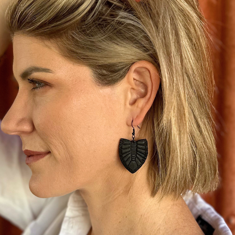 Handmade Polymer Clay Earrings – Fearless And Wild